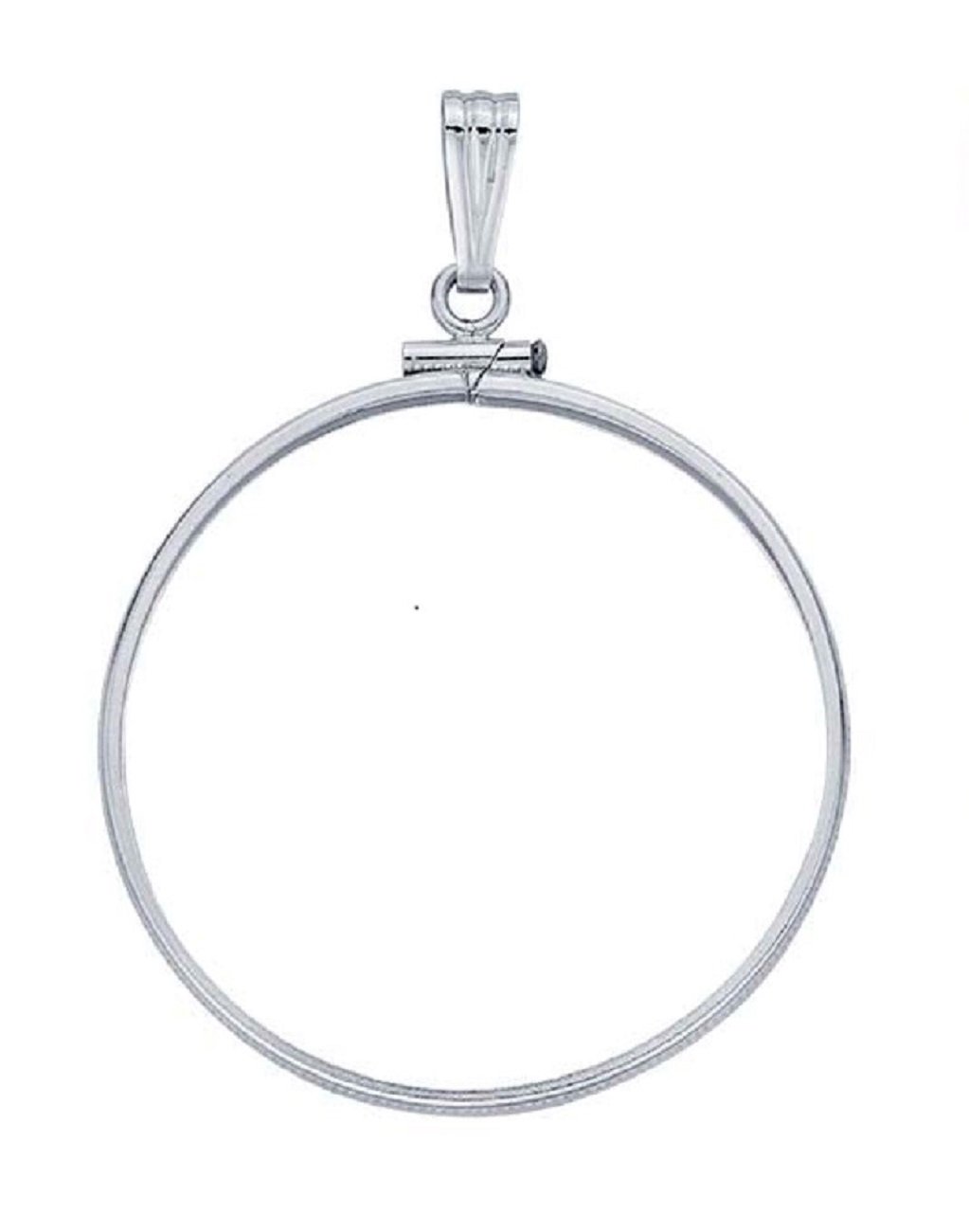 Amazin Jewel US DIME Bezel Pendant Sterling Silver Coin Bezel Pendant for The US DIME - Screw Top Design