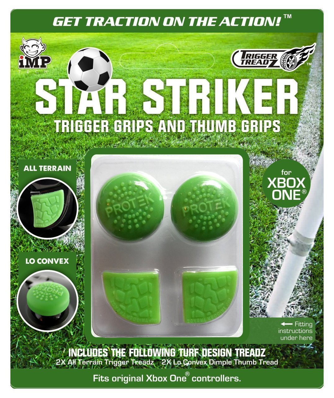 Trigger Treadz Star Striker Thumb and Trigger Grips Pack (Xbox One)