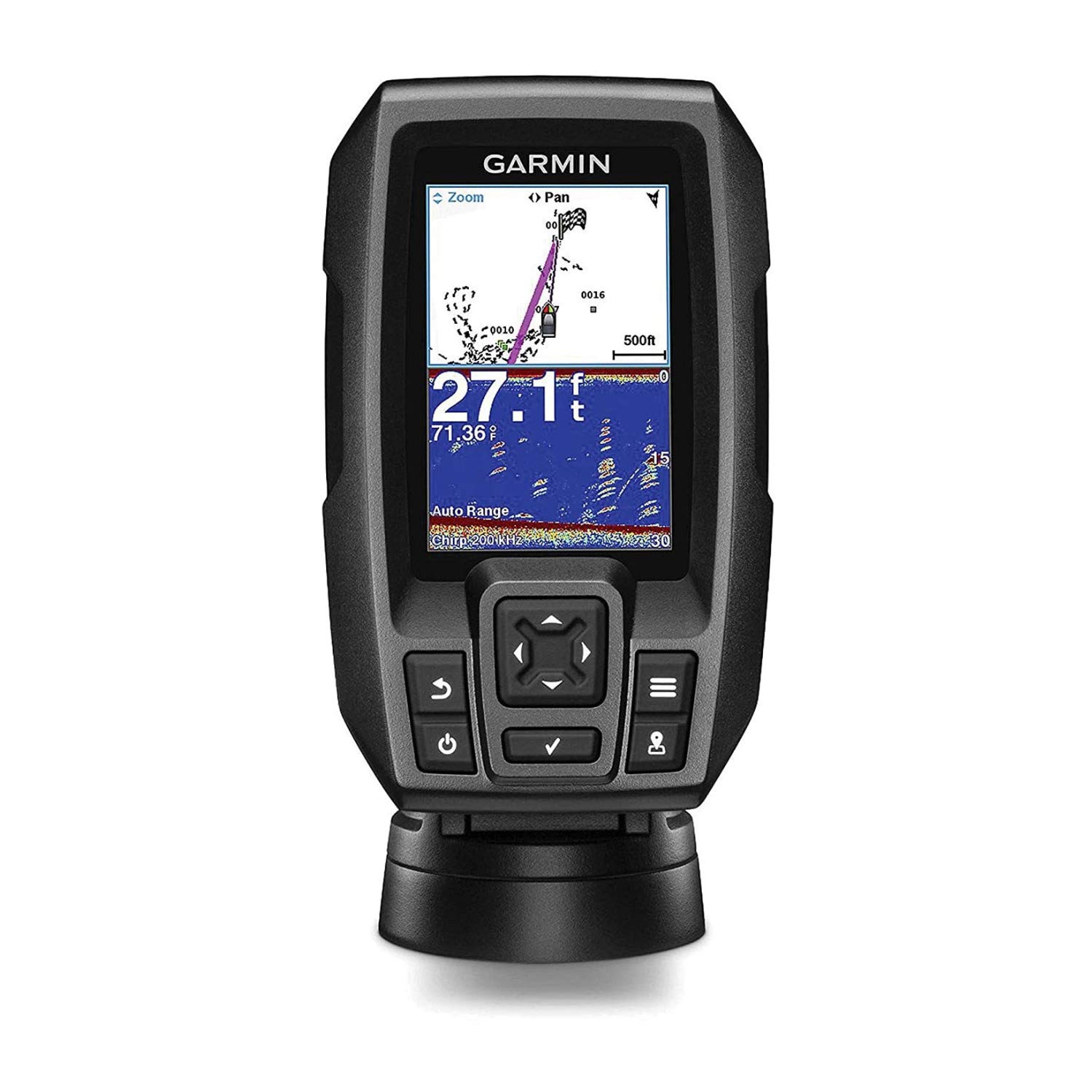 Garmin 010-01550-00 Striker 4 with Transducer, 3.5" GPS Fishfinder with Chirp