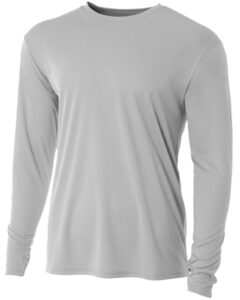 hardcore mens long-sleeve uv sun protection t-shirt | light weight loose fitting quick-dry rash guard water shirt for swimming, fishing, hiking, and spf protection