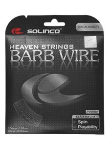 solinco barb wire 17 g 1.20 mm tennis string - 2 packs