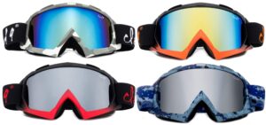 cloud 9 - professional snow ski goggles gorilla adult camoflash anti-fog dual lens uv400 protection triple layered face foam snowboarding ski goggles in camoflash (1 pair only, choose your color)