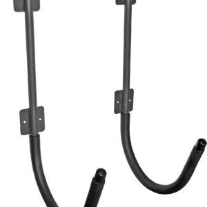 Shoreline Marine Steel Construction Kayak Wall Hangers, Multi, One Size (SLPGKH500), Black