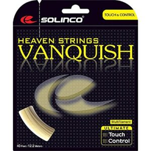 solinco vanquish 16 g 1.30 mm tennis string - 2 packs