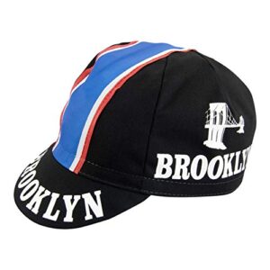 retro prestige team cycling caps (brooklyn black)