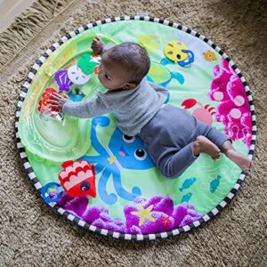 Baby Einstein Sea Floor Explorers 2-in-1 Water Mat Portable Tummy Time Activity Play Gym