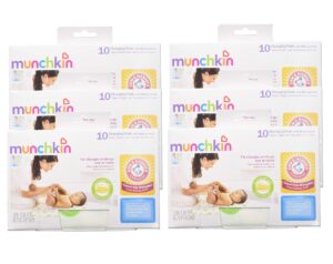 munchkin arm & hammer disposable changing pad - 60 pack