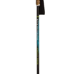 Whitewoods New Cross Trail Junior XC Cross Country Nordic Ski Poles 60-115cm (105cm),Black/Green