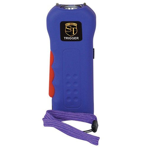 Trigger 18,000,000 Purple Stun Gun Flashlight with Disable Pin