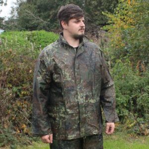 MIL-TEC Wet Weather Suit - Men's, Flecktarn Camo, 4XL, 10625021-908