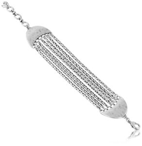 lucky brand silver link bracelet