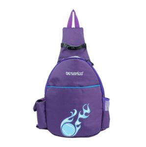 klau tennis badminton racquet backpack, nylon tennis racket cover outdoor sports bag purple for tennis beginners