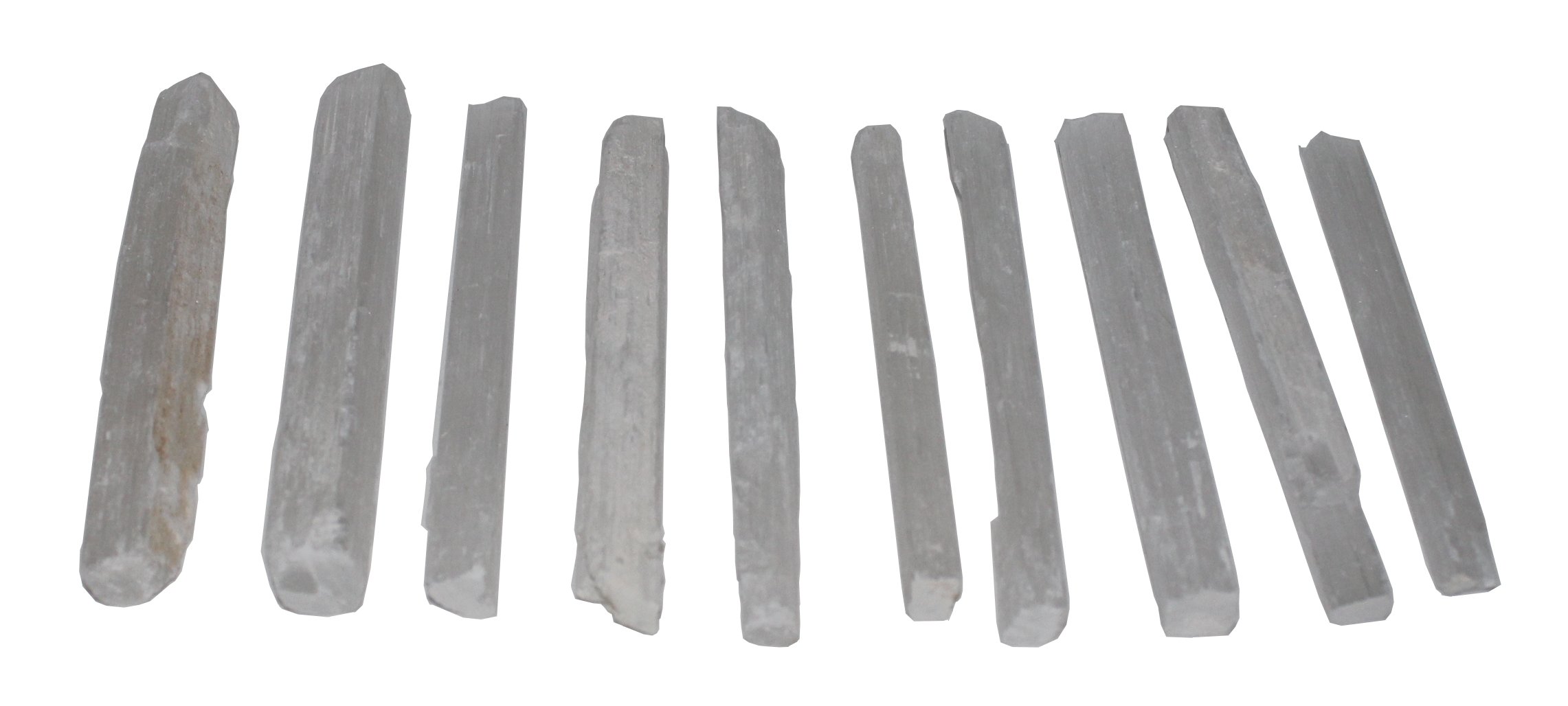 Crystalo - Selenite Sticklets 5 Inches (10 Sticks)