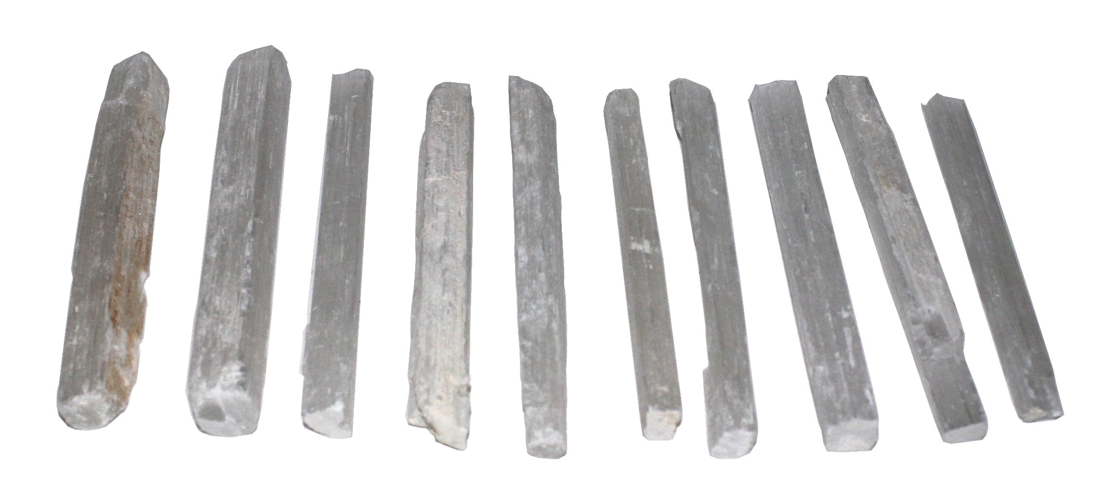 Crystalo - Selenite Sticklets 5 Inches (10 Sticks)