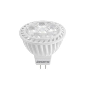 bulbrite led mr16 dimmable bi-pin base (gu5.3) narrow flood light bulb, 50 watt equivalent, 3000k