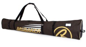 brubaker padded ski bag skibag carver champion - limited edition - 190 cm / 74 3/4" brown sand