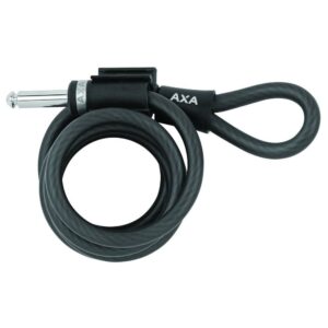 axa plug-in cable - black, 180 cm/10 mm