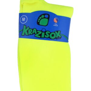 TCK Krazisox Neon Over the Calf (Neon Yellow, Small)