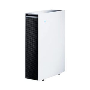 blueair pro air purifier for allergies mold smoke dust removal in large office spaces homes and lobbies, pro l, white