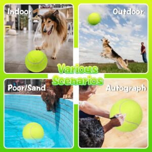 Lixada 9.5" Oversize Giant Tennis Ball for Children Adult Pet Fun (Shipped Deflated)