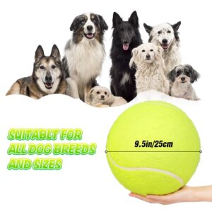 Lixada 9.5" Oversize Giant Tennis Ball for Children Adult Pet Fun (Shipped Deflated)