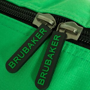 BRUBAKER Champion Combo - Limited Edition - Ski Boot Bag and Ski Bag for 1 Pair of Ski up to 190 cm, Poles, Boots and Helmet - Green Blue