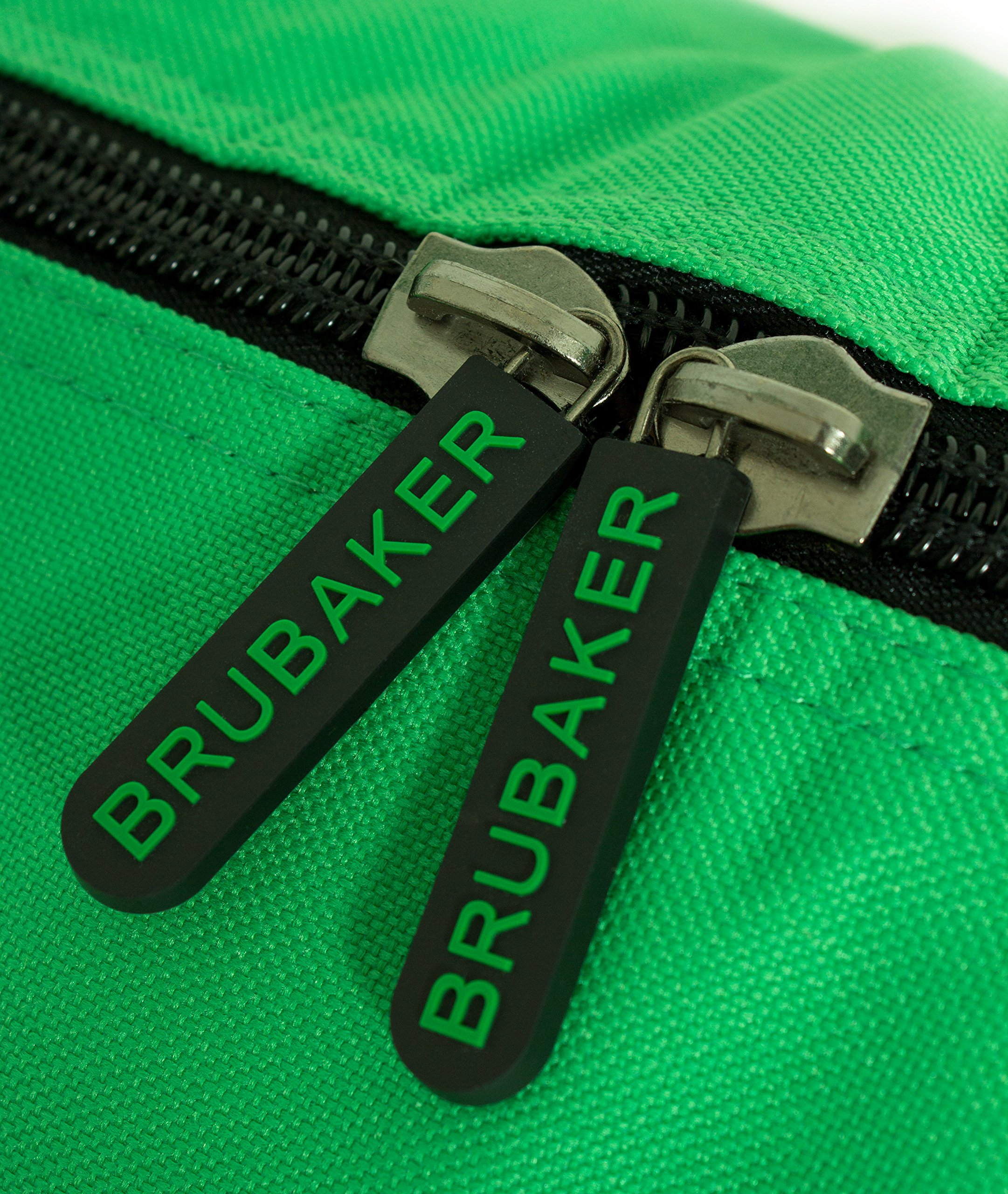 BRUBAKER Champion Combo - Limited Edition - Ski Boot Bag and Ski Bag for 1 Pair of Ski up to 190 cm, Poles, Boots and Helmet - Green Blue