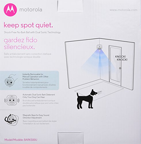 Motorola BARK500U Shock-Free No-Bark Indoor Ultrasonic Bark Deterrent