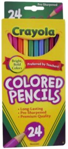 crayola colored pencils, pack of 2, multi