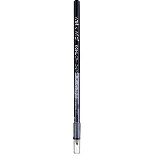 Wet n Wild Color Icon Kohl Liner Pencil, Baby's Got Black 0.04 oz (Pack of 2)