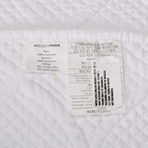 Madison Park Corrine 3 Piece Bedspread Set, King(120"x118"), Ogee White