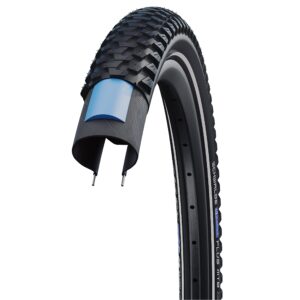 schwalbe marathon plus hs 468 smartguard mtb bicycle tire - wire bead - 27.5 (black-reflex - 27.5 x 2.10)