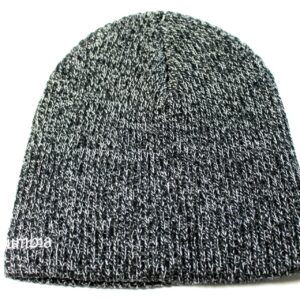 Columbia Unisex Adult Cuff Big Bonanza Black Knit Beanie Hat OS