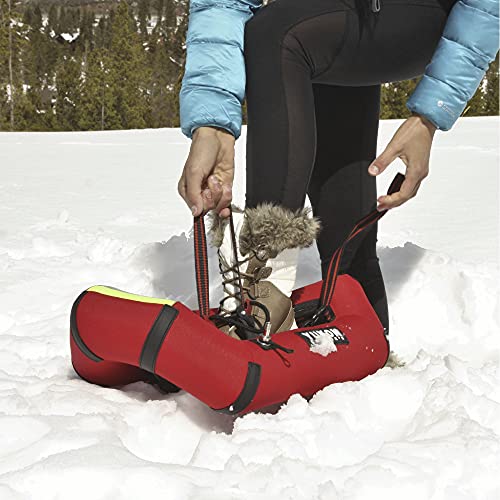 Yukon Charlie's Airlift Inflatable Snowshoe, One Size Fits Most, Hand Pump and Storage Bag Included