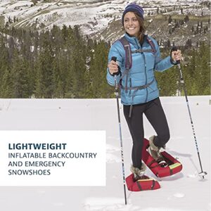 Yukon Charlie's Airlift Inflatable Snowshoe, One Size Fits Most, Hand Pump and Storage Bag Included