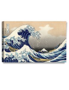 decorarts - the great wave off kanagawa, katsushika hokusai classic art reproductions. giclee canvas prints wall art for home decor. 30x20