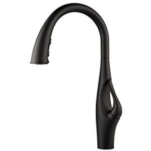 Pfister GT529-IHB Kai 1-Handle Pull-Down Kitchen Faucet Matte Black