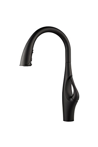 Pfister GT529-IHB Kai 1-Handle Pull-Down Kitchen Faucet Matte Black