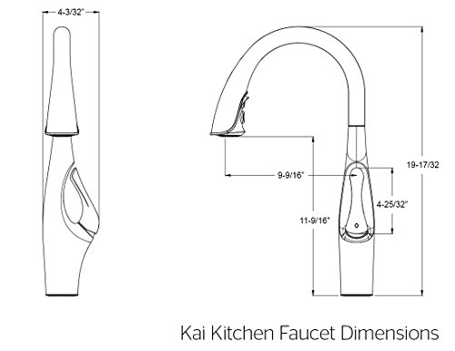 Pfister GT529-IHB Kai 1-Handle Pull-Down Kitchen Faucet Matte Black