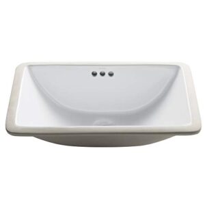 kraus kcu-241 elavo bathroom undermount sink, 21 inch, 24 inch , white