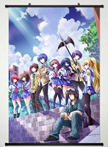 angel beats! wall scroll poster fabric painting for anime key roles 057 s