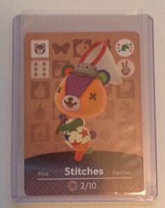 nintendo animal crossing amiibo festival card stitches