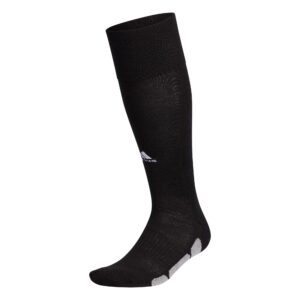 adidas utility all sport over the calf (otc) socks (1-pair), black/light onix grey/white, medium