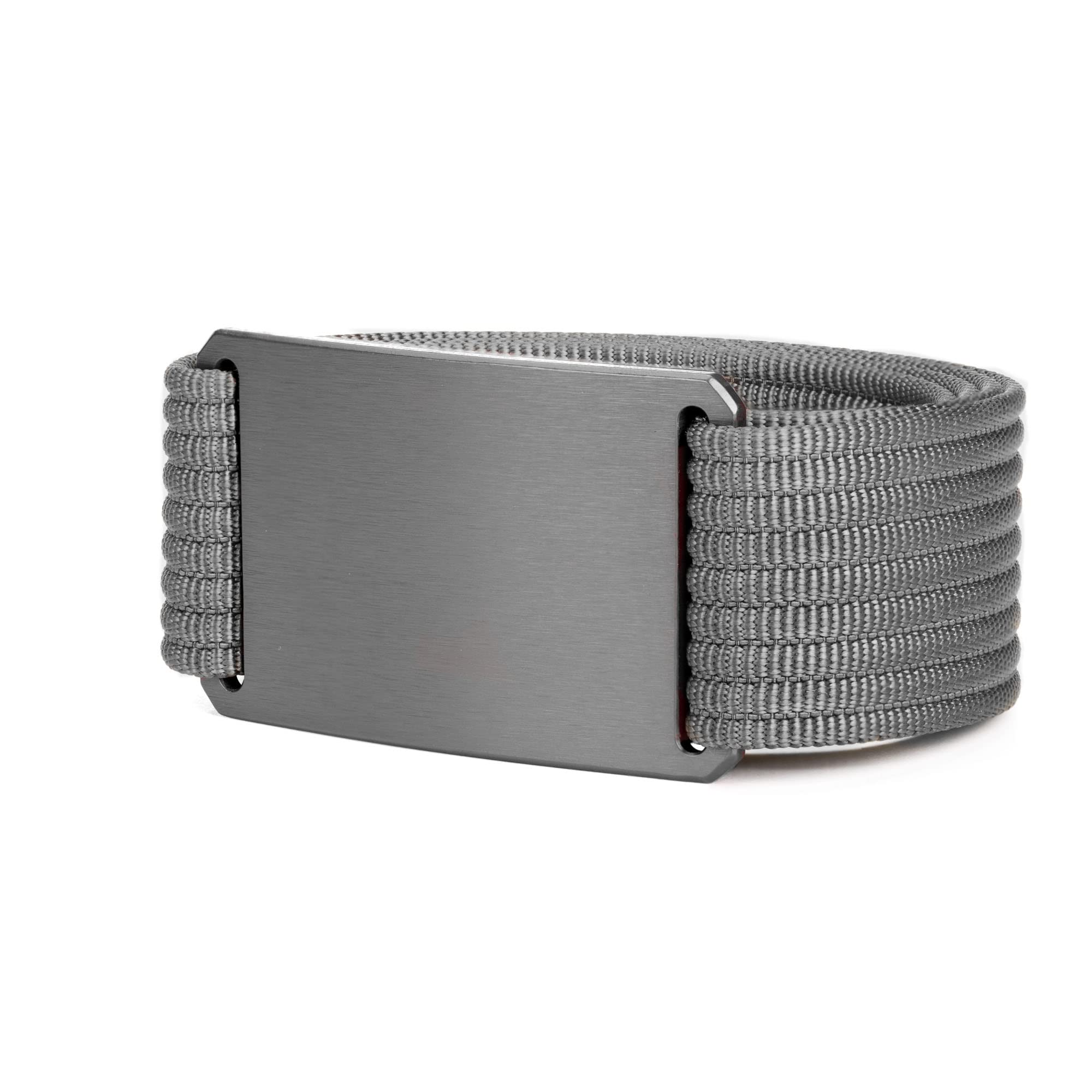 GRIP6 Classic Belt - 1.5-Inch Adjustable Nylon Belts - Versatile Lifestyle and Tactical Belt for Men and Women - Made in the USA (Gunmetal) *OLD SIZE*