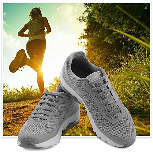 HOMAR No Tie Shoelaces for Kids and Adults Stretch Silicone Elastic No Tie Shoe Laces