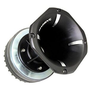 Massive Audio F4 - Flare Horn Pro Audio for Cars and DJ Compression Drivers, 45 x 45, 2 Inch Bolt On | Sold Individually