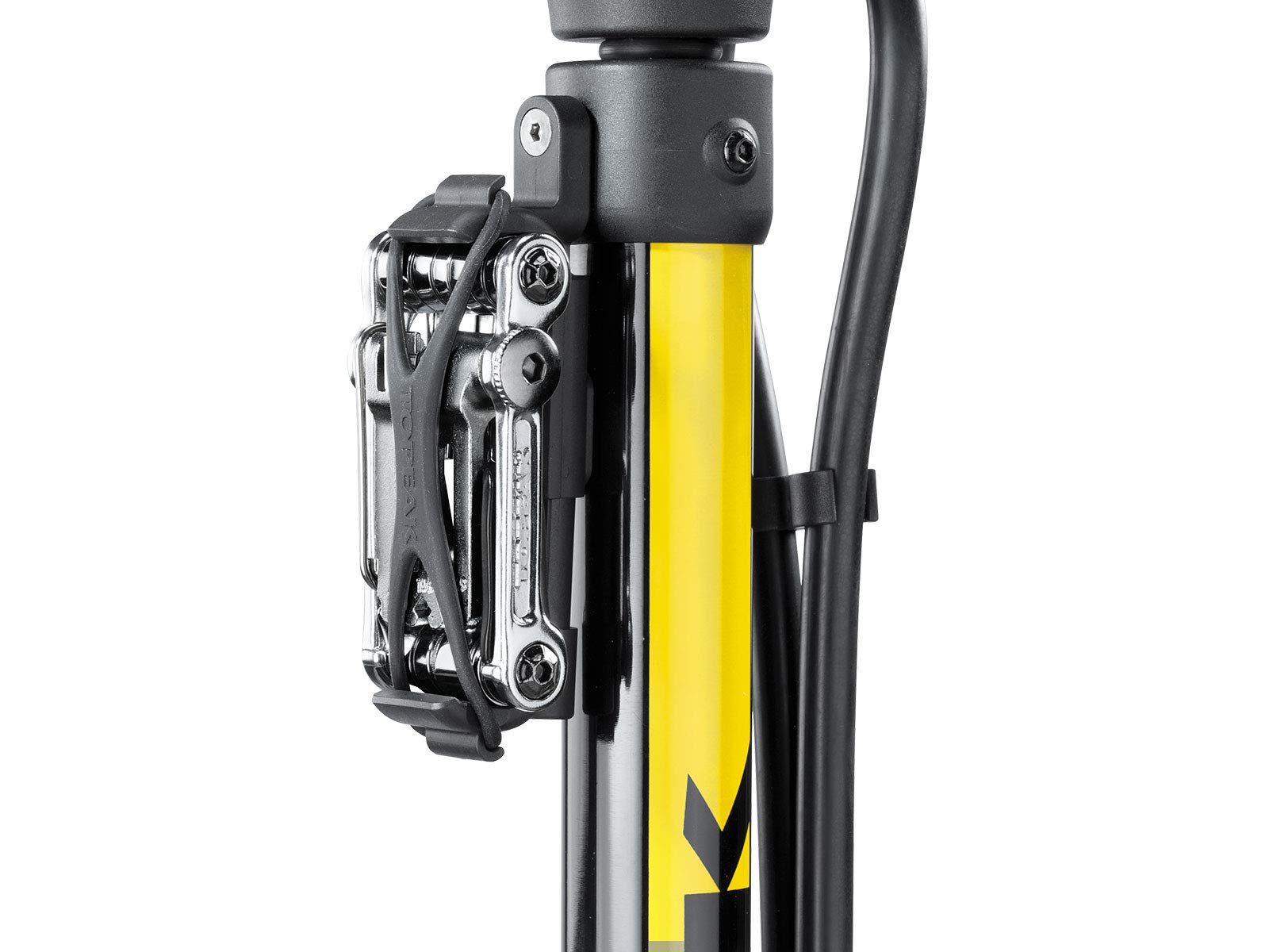 Topeak JoeBlow Elite Bike Floor Pump with Mini Tool Carrier, 160 PSI/11BAR, TwinHead