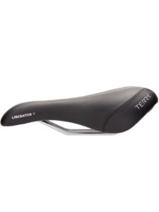 terry liberator y bike saddle - mountain bicycle seat for men - flexible & comfortable, black dura-tek cover