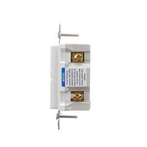 EATON TWRSGF15W Arrow Hart Tamper and Weather Resistant Duplex Gfci Receptacle, 125 Vac, 15 A, 2 Pole, 3 Wire, White