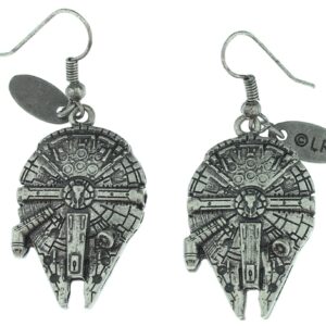 Star Wars Millennium Falcon 3D Dangle Earrings